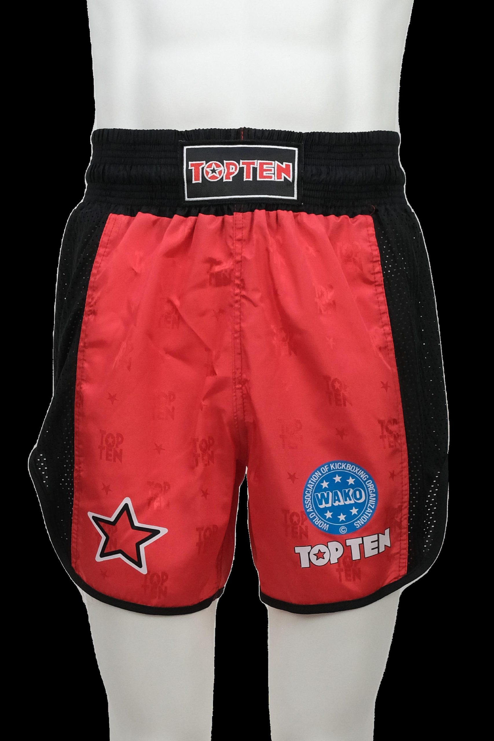 TOP TEN Kick Boks Fileli Şortu "Mesh" (WAKO Onaylı) - TOP TEN Türkiye
